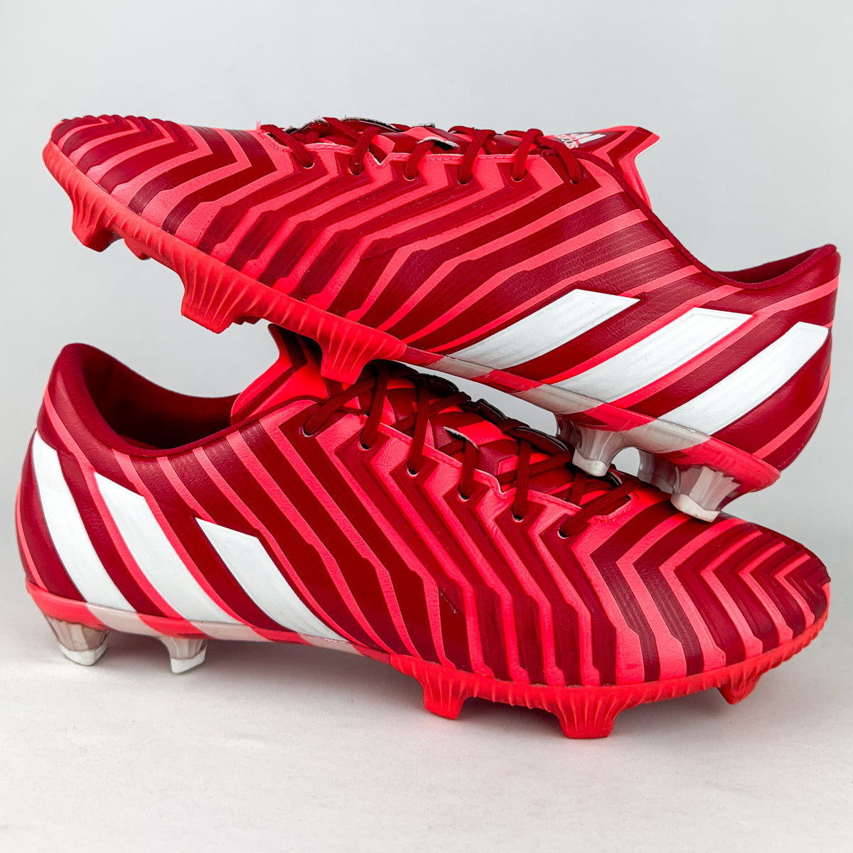 Adidas Predator Instinct FG - Bold Red/White/Flash Red *Pre-Owned* – PM Boots