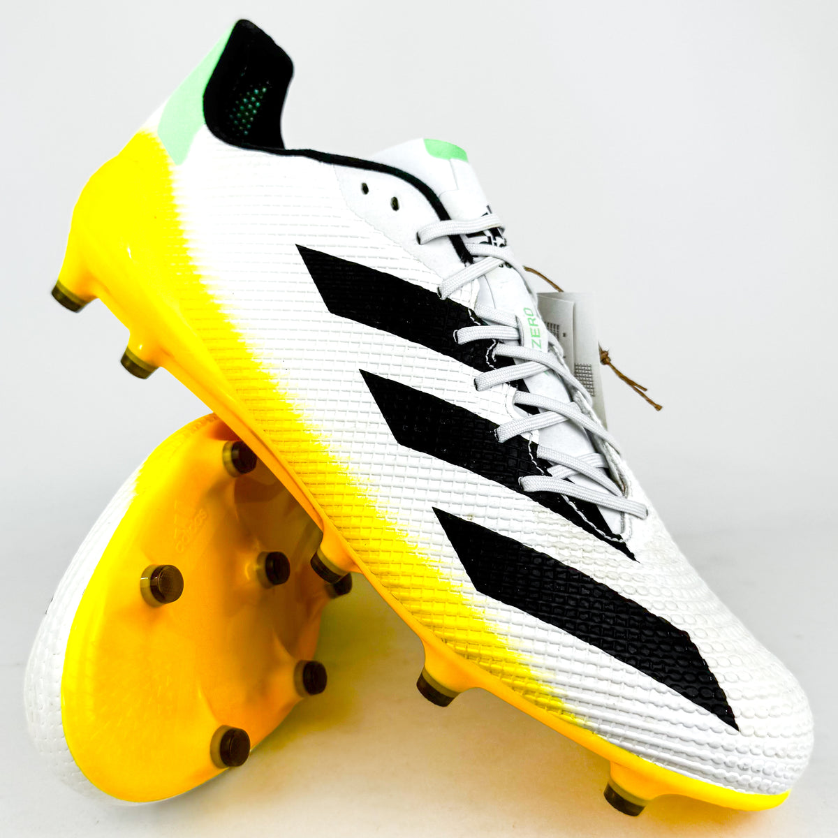 Adidas Adizero RS7 FG - White/Black/Beam Yellow/Beam Green *Brand New ...