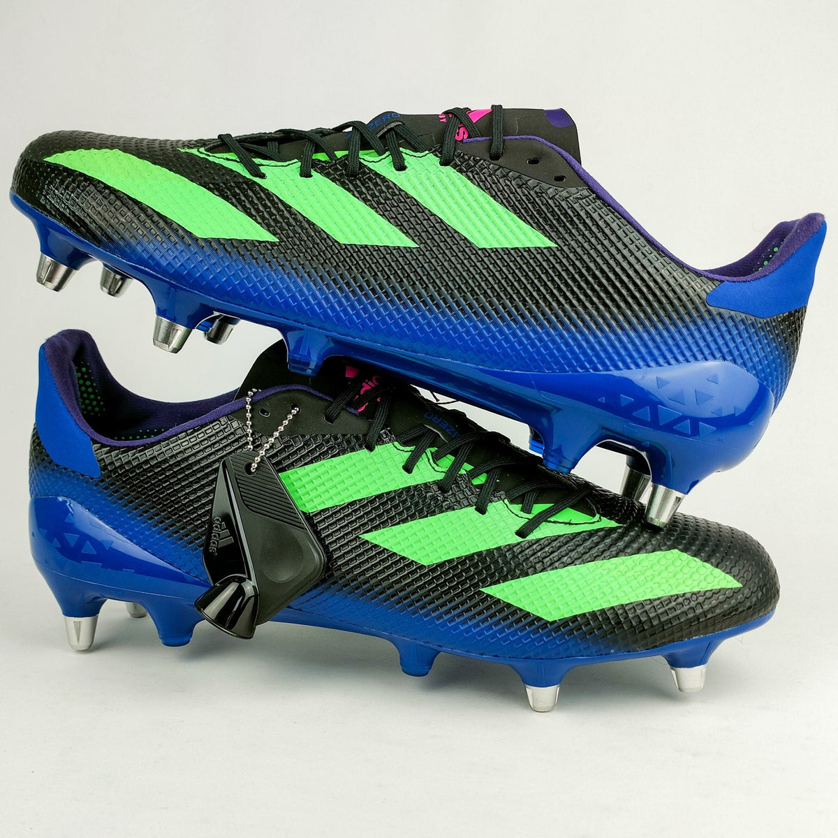 Adidas Adizero RS7 SG - Core Black/Beam Green/Team Shock Pink/Purple ...