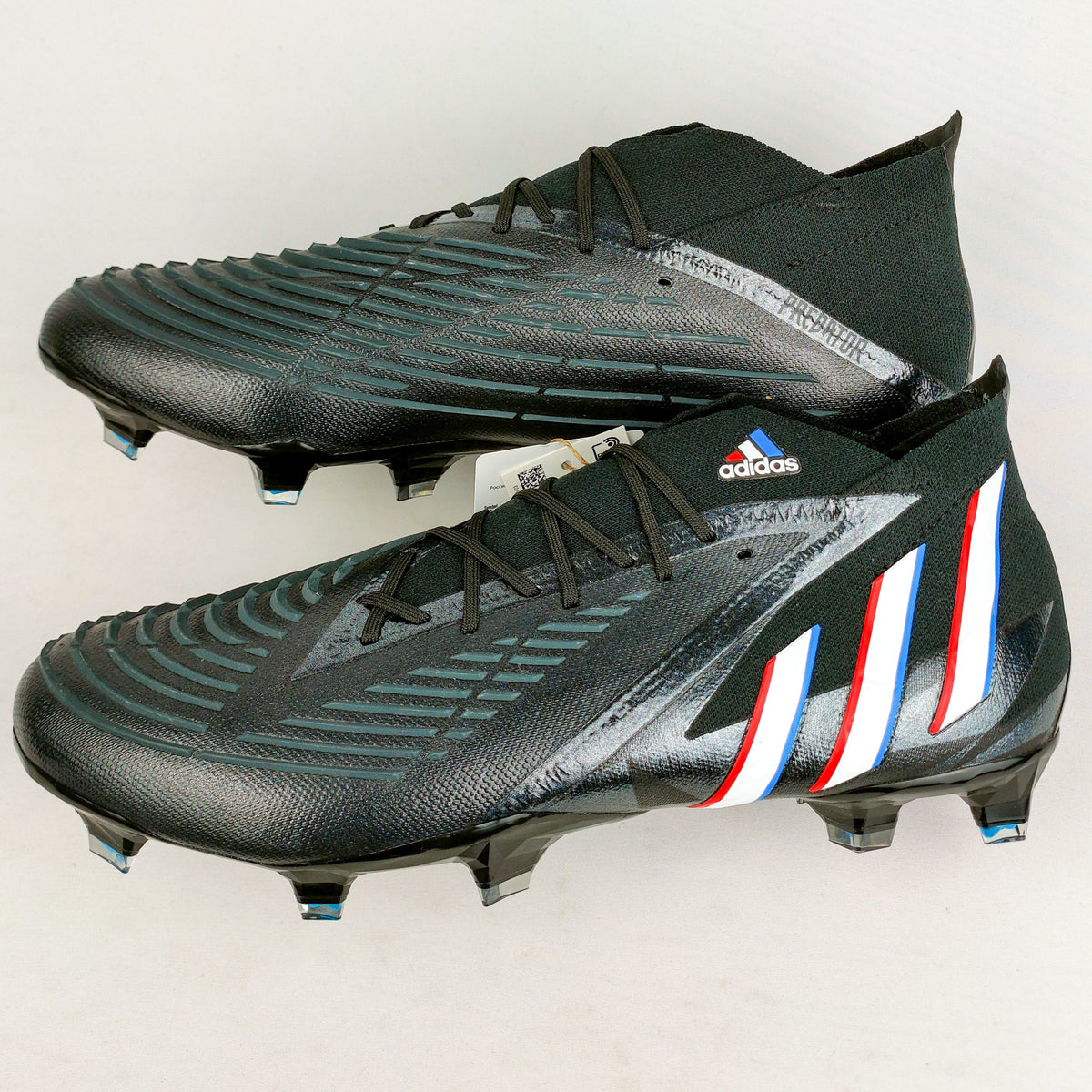 Adidas Predator Edge .1 FG - Core Black/White/Vivid Red/Bold Blue *In ...