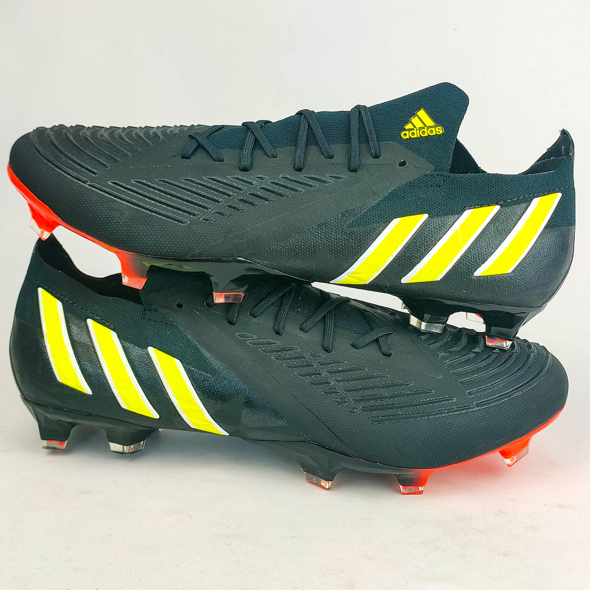 Adidas Predator Edge .1 Low FG - Core Black/Solar Yellow/Solar Red *In ...